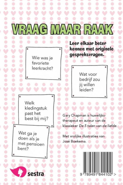 Vraag maar raak - 101 leuke gesprekvragen voor stellen - CHAPMAN G./ PRESSON R. :: Le Bon Livre